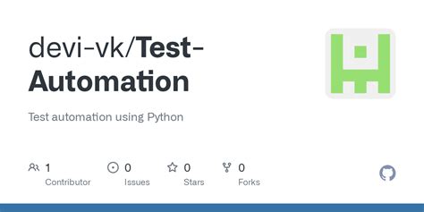 Github Devi Vktest Automation Test Automation Using Python