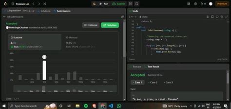 Nohit Singh On Linkedin Codingchallenge Palindromevalidation