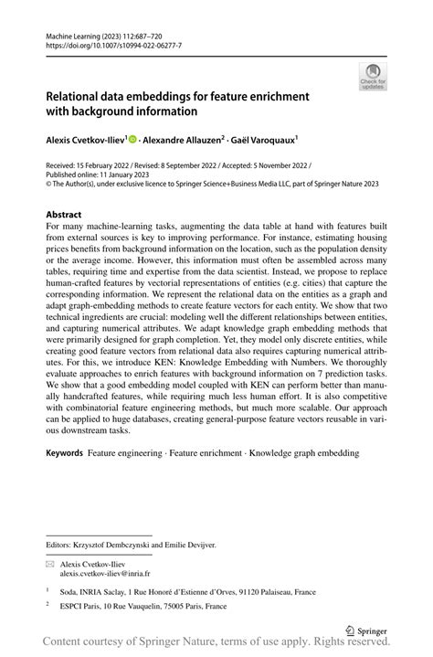 relational data embeddings for feature enrichment with background information request pdf