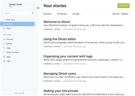 Try Ghost In Minutes With Docker
