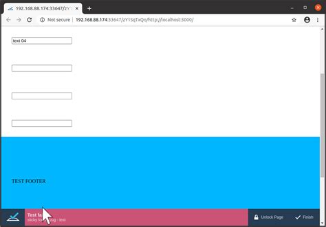 automatic scroll doesn t work for pages with sticky overlay footer