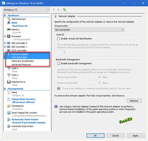آشنایی با پیکربندی ماشین مجازی در Hyper V