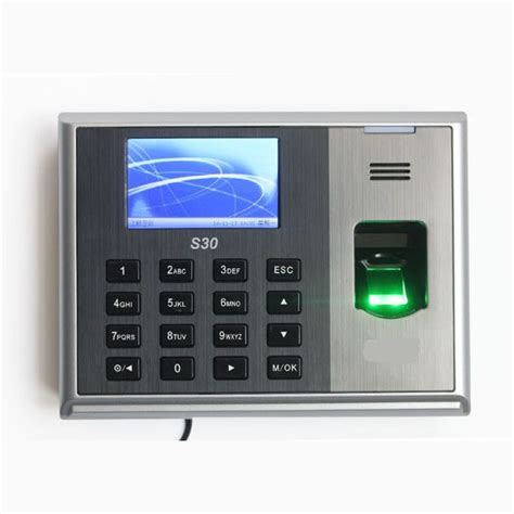 Zk S30 Fingerprint Time Attendance 3000 Templates Biometric Time Recording Linux System With Tcp