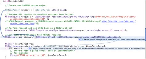 Iphone Method Returns An Objective C Object In Sbjson Stack Overflow