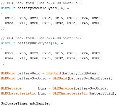 Bluetooth Low Energy Sensor