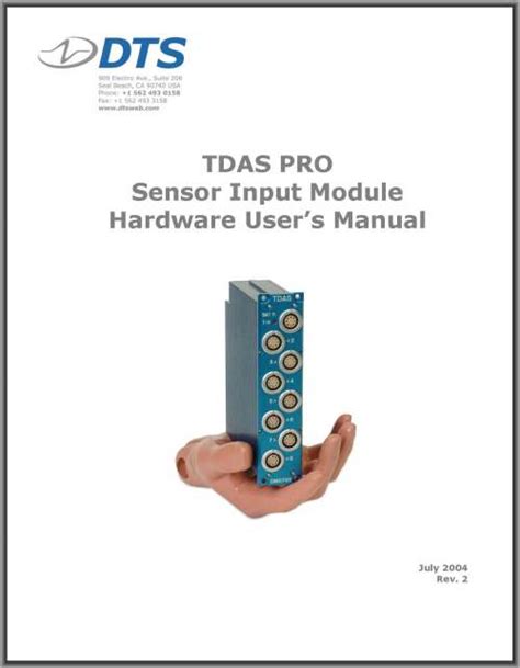 User S Manual TDAS PRO Sensor Input Module SIM DTS Help Center