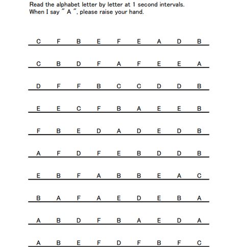 Stroop Task 10×10 20 Sheets Rehabilitation Worksheets
