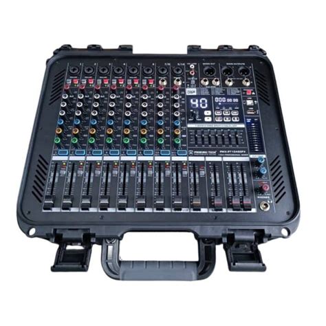 Proeurotech Pmx Pt10450fx เพาเวอร์มิกซ์ ต่อไมค์ได้ 8 ช่อง