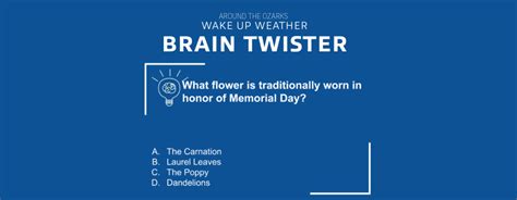 Brain Twister Trivia Question