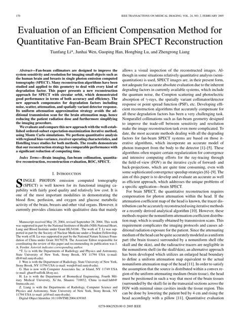 Pdf Evaluation Of An Efficient Compensation Method For Quantitative