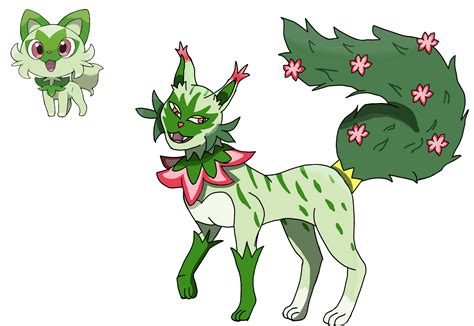Sprigatito Final Evolution Concept Rpokemon