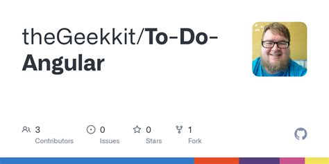 GitHub TheGeekkit To Do Angular