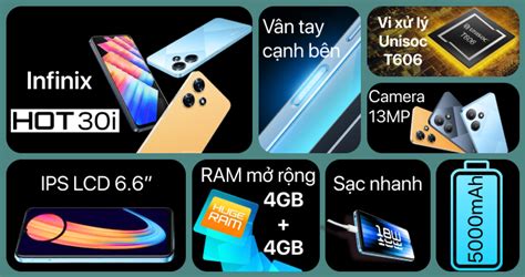 Infinix Hot 30i 4GB 128GB - Cũ Đẹp | Giá rẻ