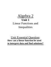 Mastering Linear Equations And Inequalities Step By Step Guide Course Hero