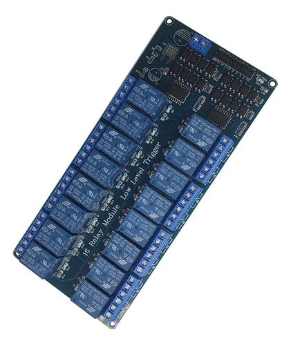 Módulo Relé 5v 16 Canais Para Arduino Automação Parcelamento Sem Juros