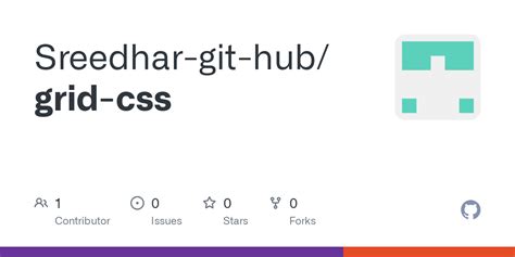 Github Sreedhar Git Hubgrid Css