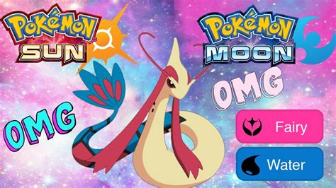 Milotic Is Water Fairy Type In Pokemon Sun And Moon Youtube