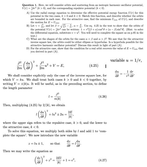 Solved Question 1 Here We Will Consider Orbits And