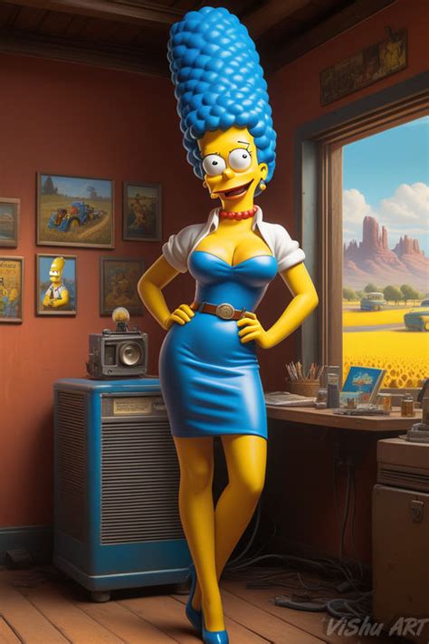 Marge Simpson By Sintarin On Deviantart
