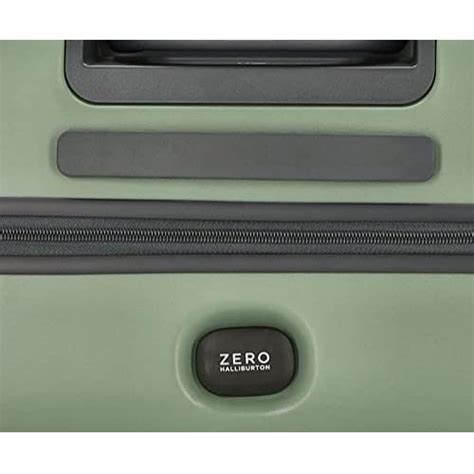 Zero Halliburton Edge Lightweight Trolley Ruote Cm Salvia Taglia Unica Valigia Net