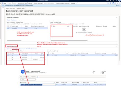 Manage Additional Charges Mark New In Advance Bank Reconciliation In