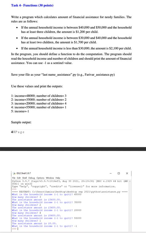 Solved Task 3 While Loops 30 Points You Should Write A