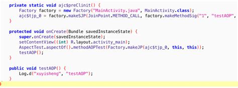 android中的aop的实现及aspectj的使用 hujiang aspectjx 注解 csdn博客