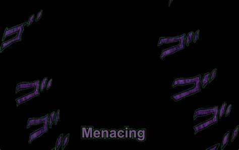 [100 ] Jojo Menacing Png Images