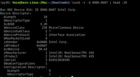 RealSense Viewer Doesn T Connect Camera D435 On Ubuntu 18 04 Issue 2368 IntelRealSense