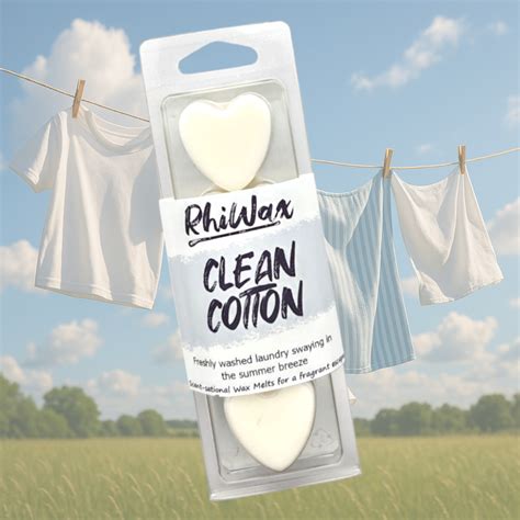 Clean Cotton Wax Melts Fresh Laundry Rhiwax