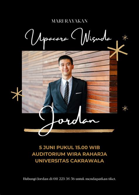 Gratis Contoh Pengumuman Kelulusan Keren Canva