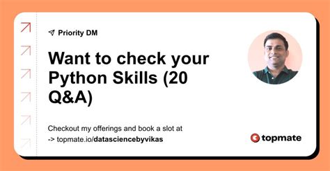 Vikas K On Linkedin Want To Check Your Python Skills 20 Qanda With