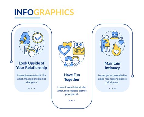 Keep Spark Alive In Relationship Rectangle Infographic Template Data Visualization With 3 Steps