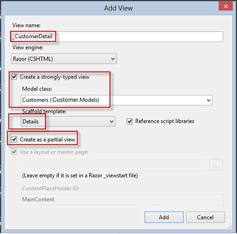Master Details Using Aspnet Mvc Codeproject