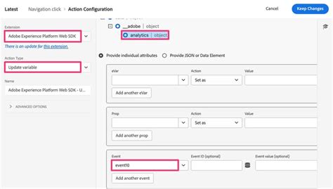 migrate custom link rules adobe data collection