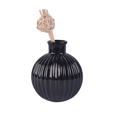 8oz Black Glazed Ceramic Diffuser Bottlessunny Glassware Inquiry 8oz Black Glazed Ceramic Diffuser Bottlessunny Glassware Inquiry