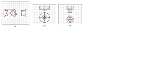 Solved Problem 3 Sketch The Three Multiviews Of The Object