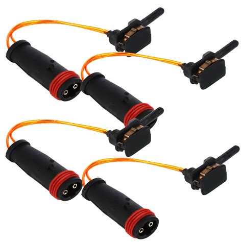 Scitoo Wear Sensor Brake Pad Sensor 4pcs Front Rear Fit For Mercedes
