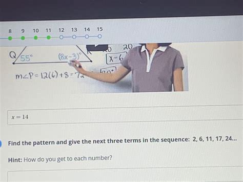 answered find the pattern and give the next… bartleby