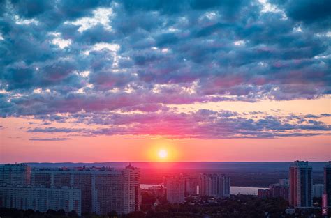 Розовый закат | IWphoto.ru