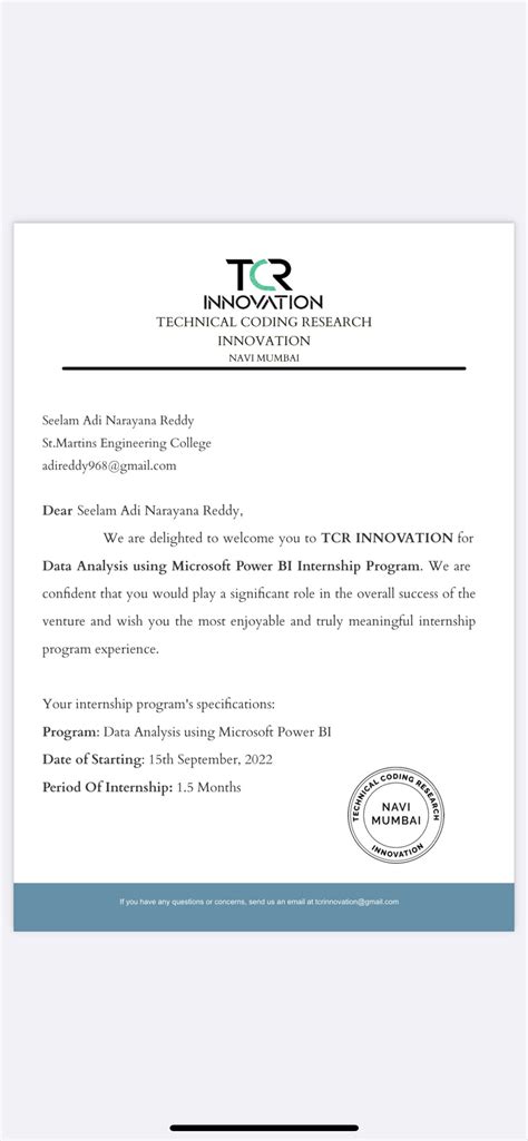 Seelam Adi Narayana Reddy On Linkedin Tcr Innovation