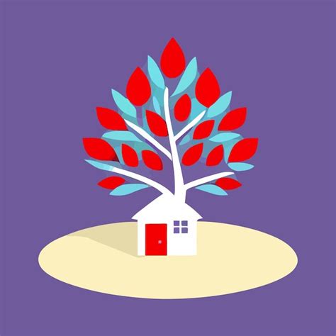 Premium Vector Colorful Tree