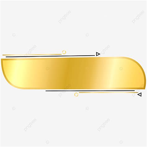 Shapes Text Box Vector Art PNG Golden Text Box Abstract Shape Text Box Golden Abstract PNG