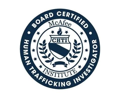 Certified Human Trafficking Investigator Chti Mcafee Institute
