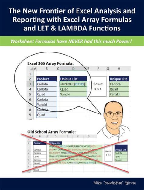 The New Frontier Of Excel Analysis And Reporting With Excel Array