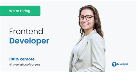 Bluelight Consulting On Linkedin Frontenddeveloper Frontenddevs Wearehiring Nowhiring