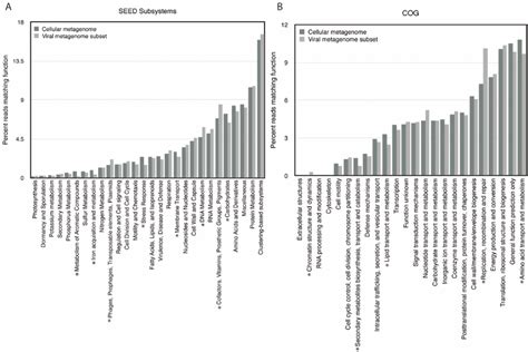 Functional Comparisons Of The Hydrothermal Vent Cellular And Viral Download Scientific Diagram