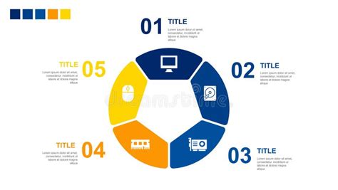 Monitor Hard Drive Gpu Ram Computer Stock Vector Illustration Of Infographic Landing