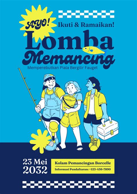 Halaman Gratis Desain Contoh Lomba Canva