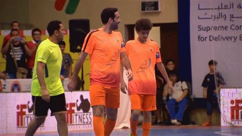 ابن محمد أبو تريكة يسجل هدفاً بعد تمريرة من والده دورة الروضان 20176